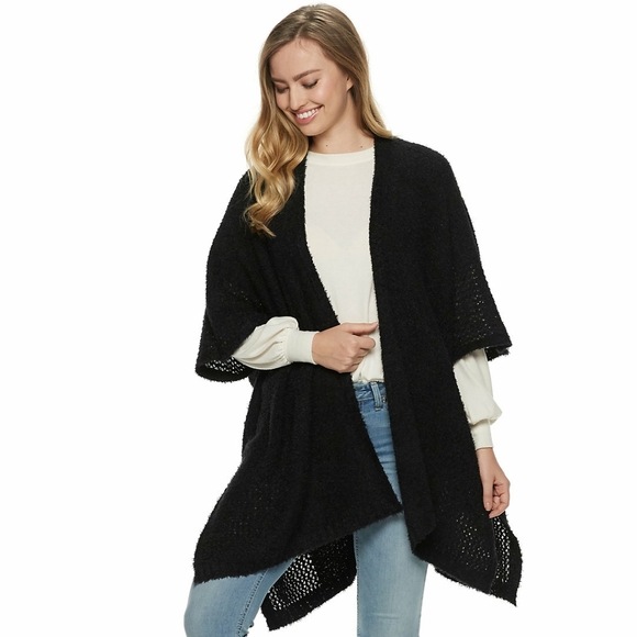LC Lauren Conrad | Sweaters | Nwt Lc Lauren Conrad Eyelash Stitch Ruana ...
